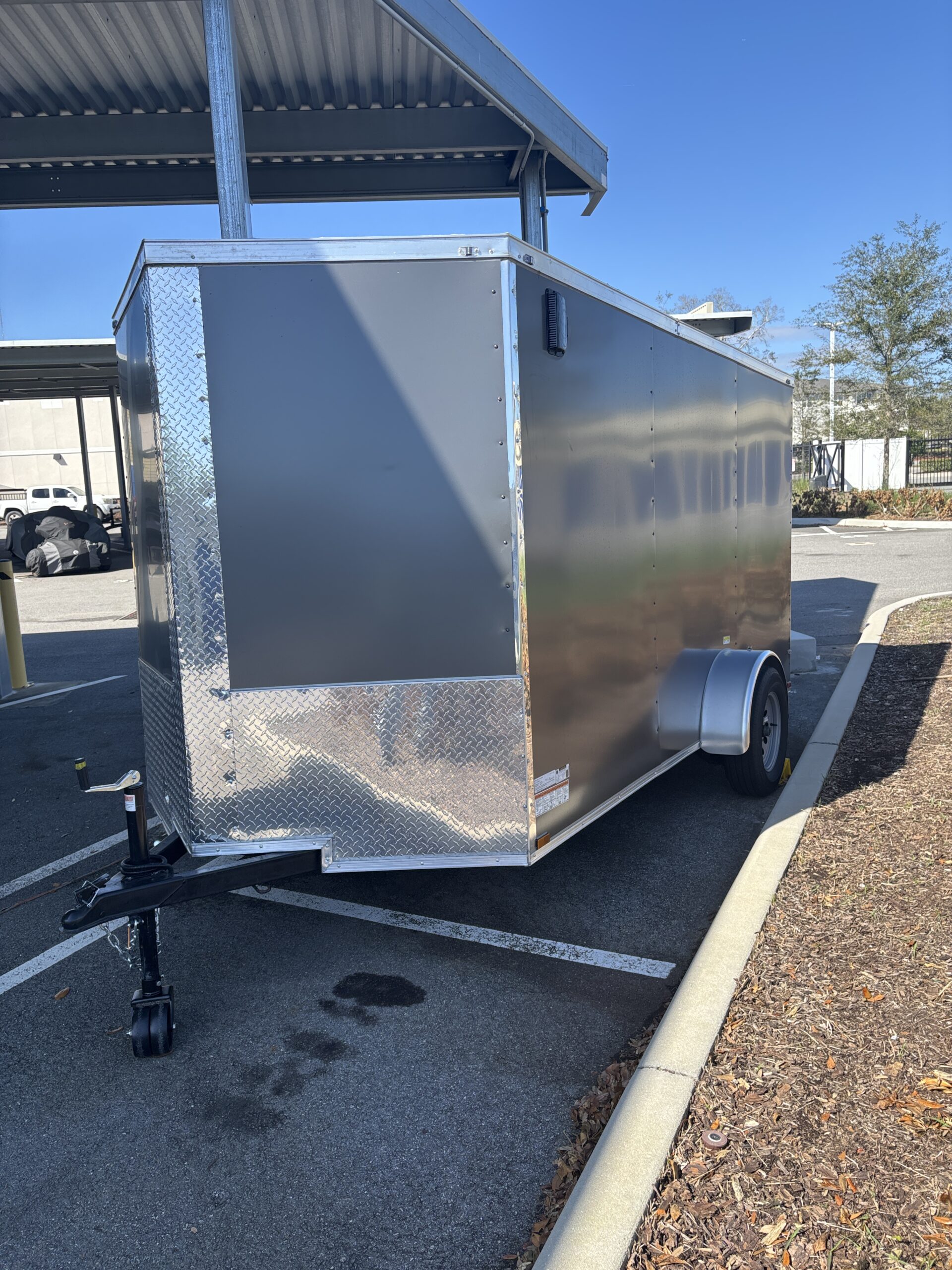6’ x 12’ Enclosed Moving Trailer with Ramp - Equipment Rental America